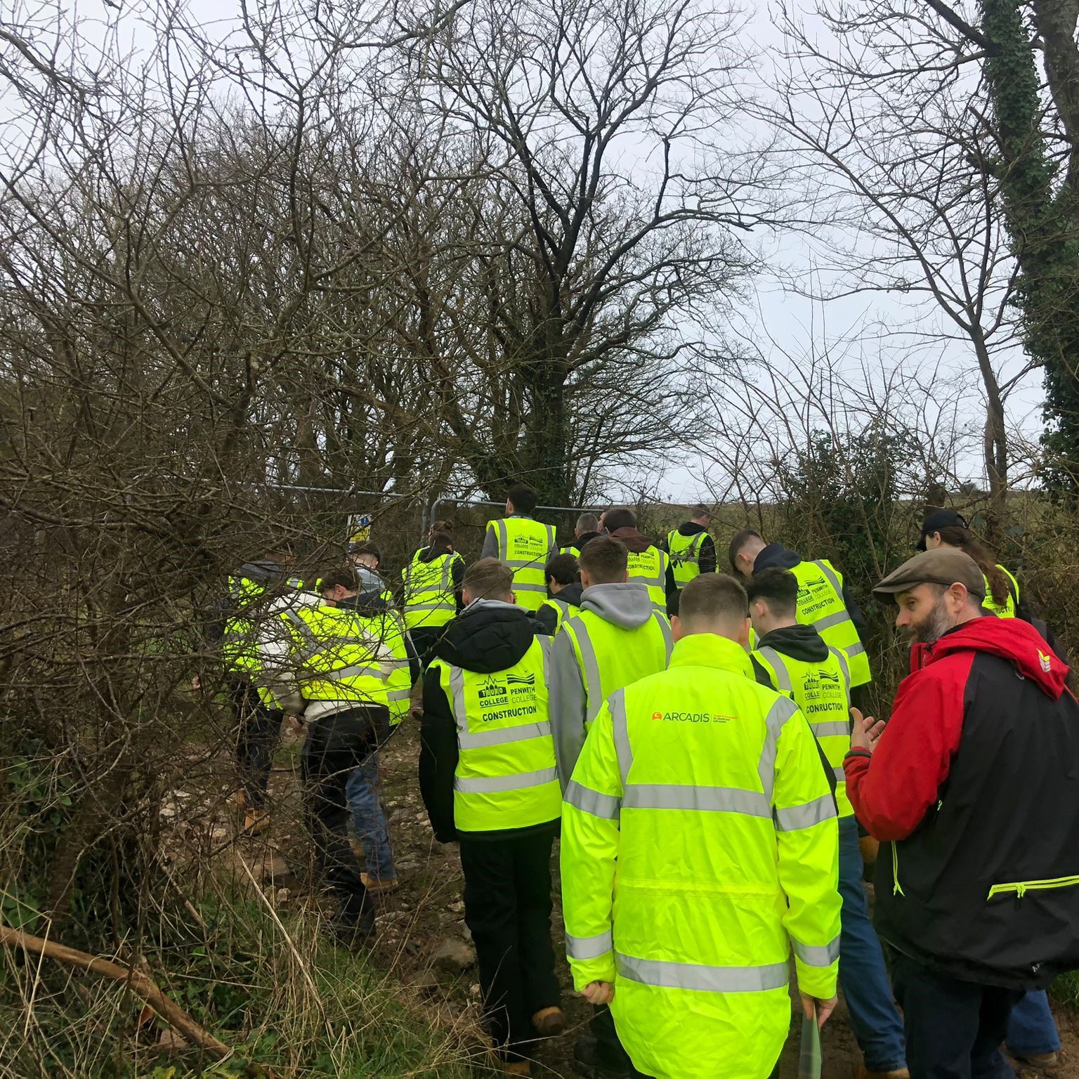 Construction students visit Langarth Garden Village - Langarth Garden ...